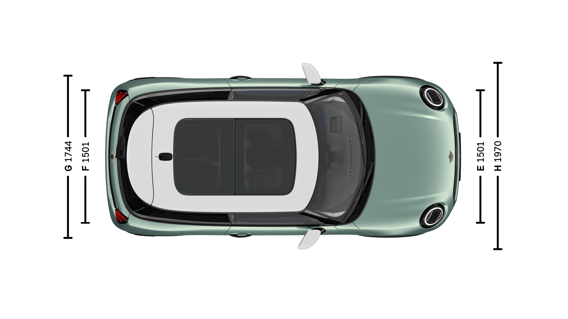 MINI Cooper 3-door - Dimensions