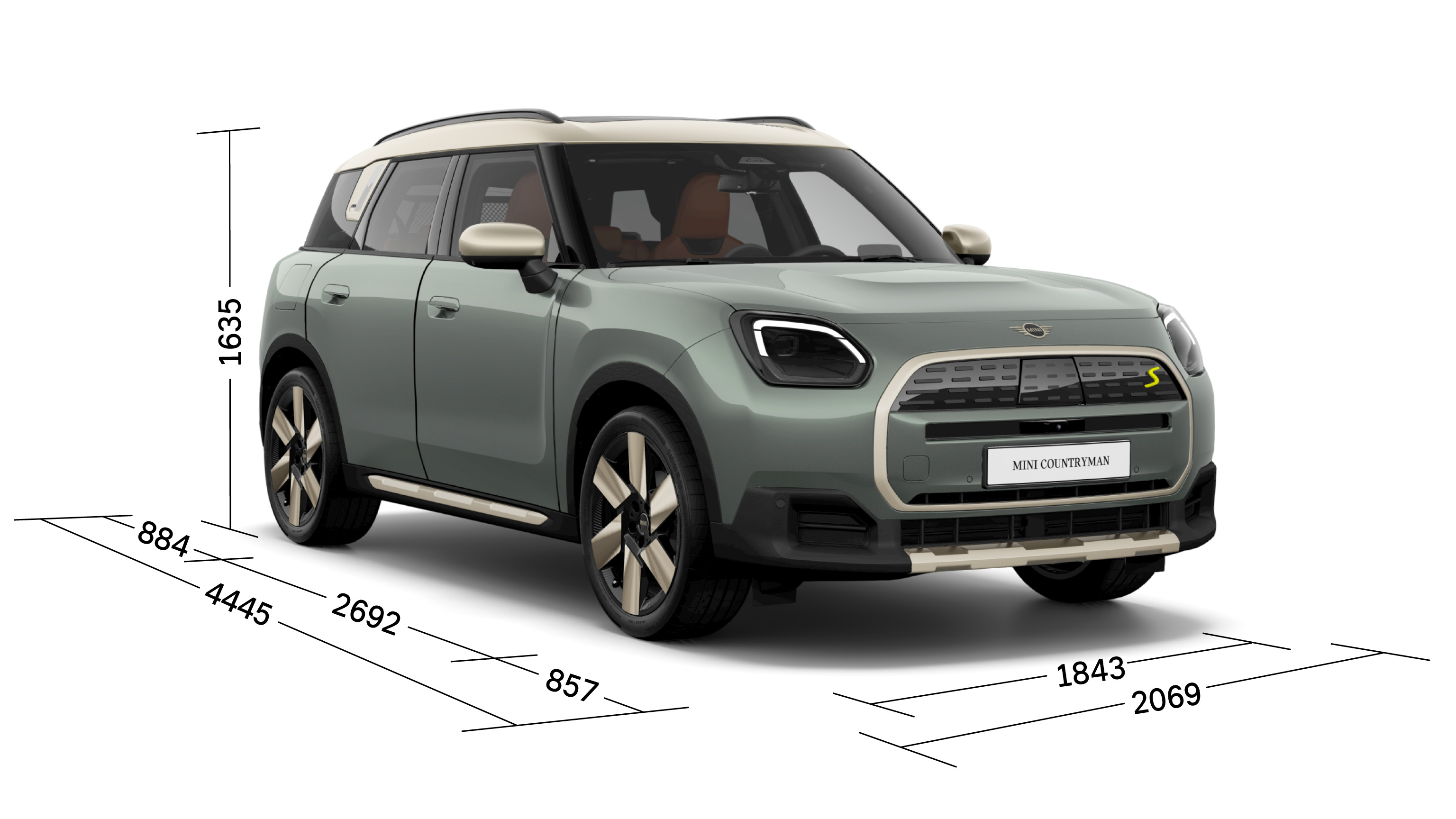 All-electric MINI Countryman - Dimensions
